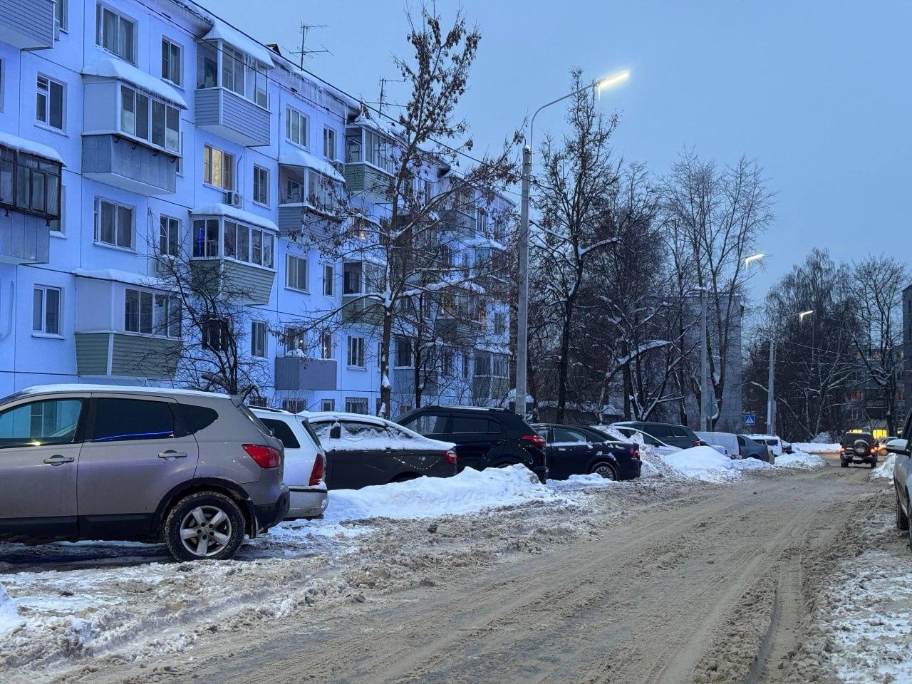 Улицу Веры Андриановой в Калуге расчистят от снега в ближайшие дни ...